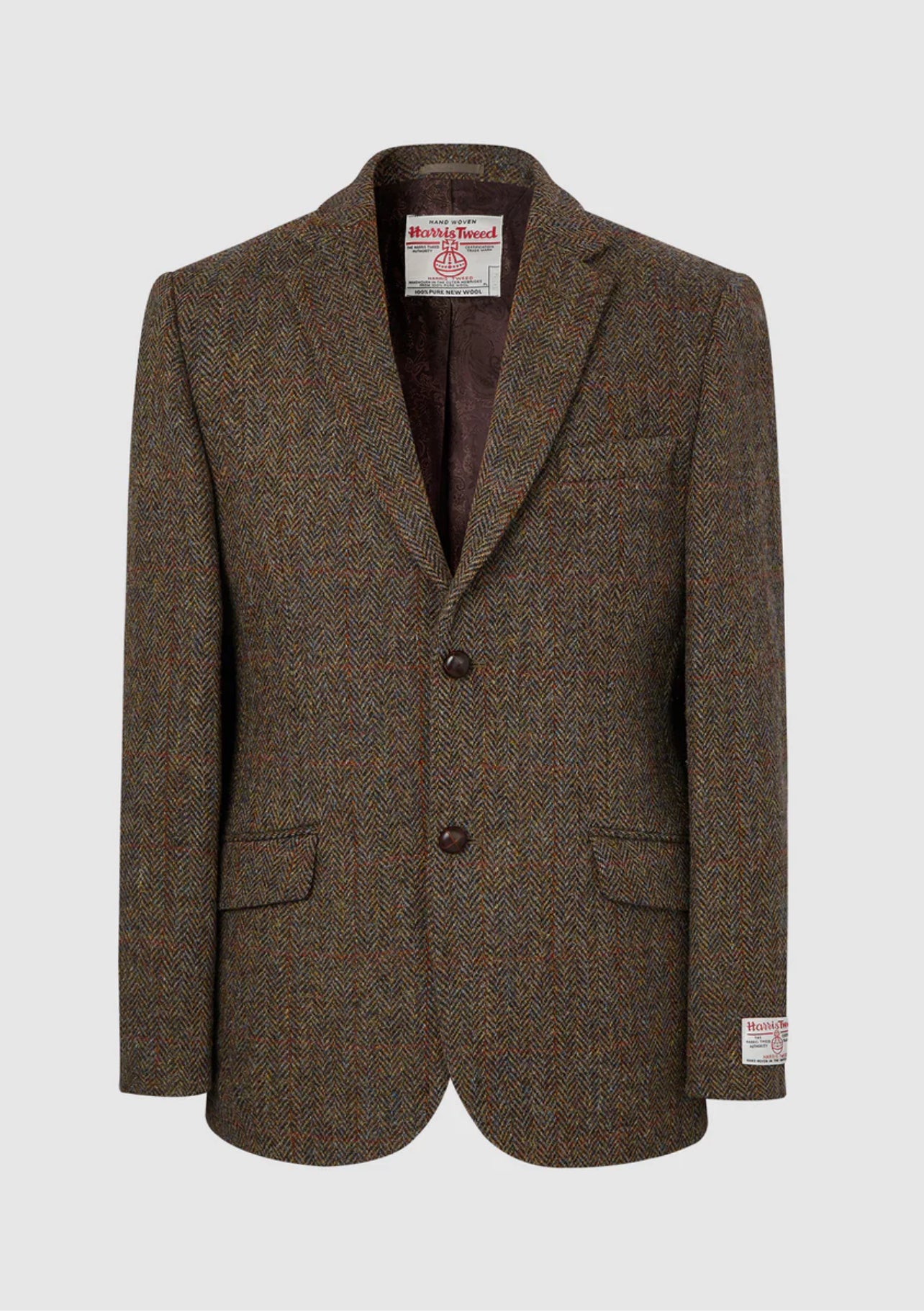 Heritage Brown Harris Tweed Gentleman’s Jacket – British Tweeds Company